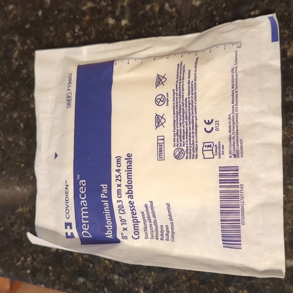 Dermacea | Other | Bundle Of 3 Dermacea Sterile Abdominal Compress Pads ...